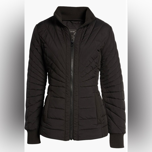 Bernardo | Jackets & Coats | Bernardo Quilted Insulated Black Puffer ...
